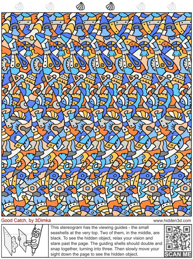 How to View - Practice image - HIDDEN 3D